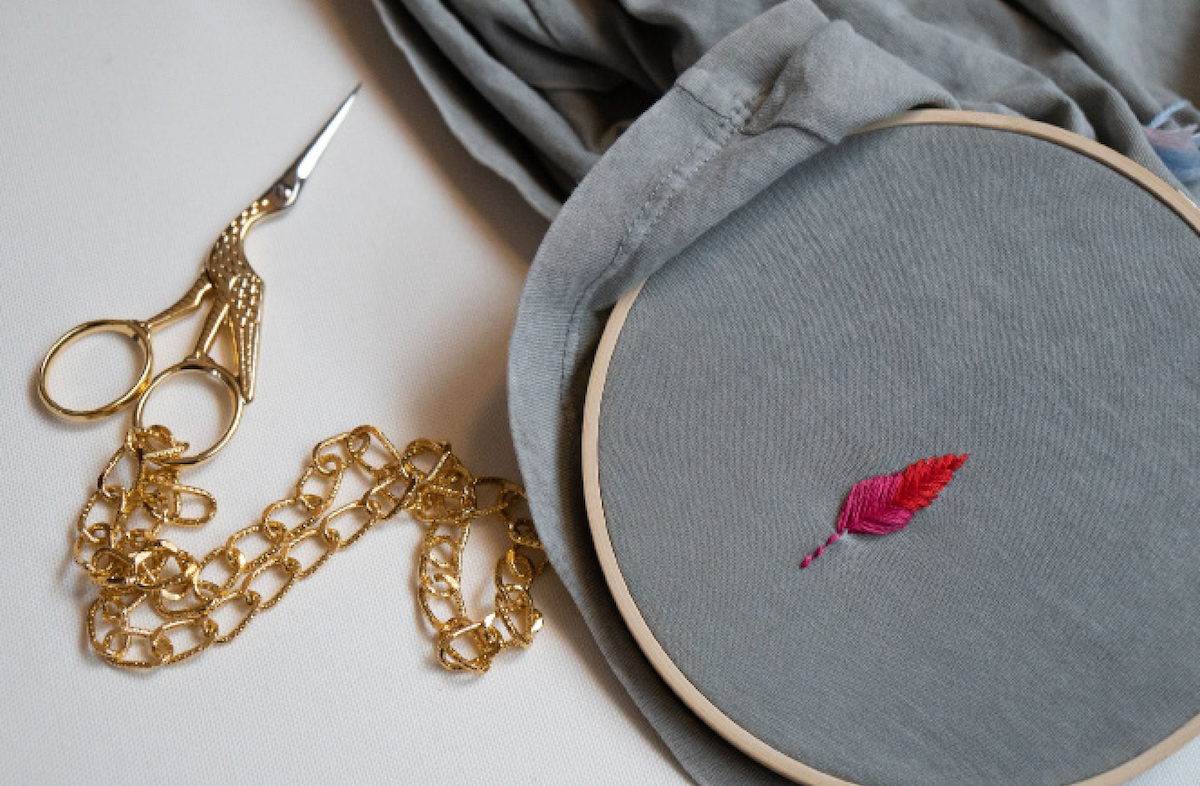 Waag | Reflow Instructable 4: Leaf Embroidery